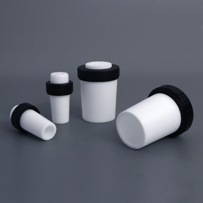 Safety Lab Stopper, Extraction Nut, Standard Taper, Hollow, PTFE ...