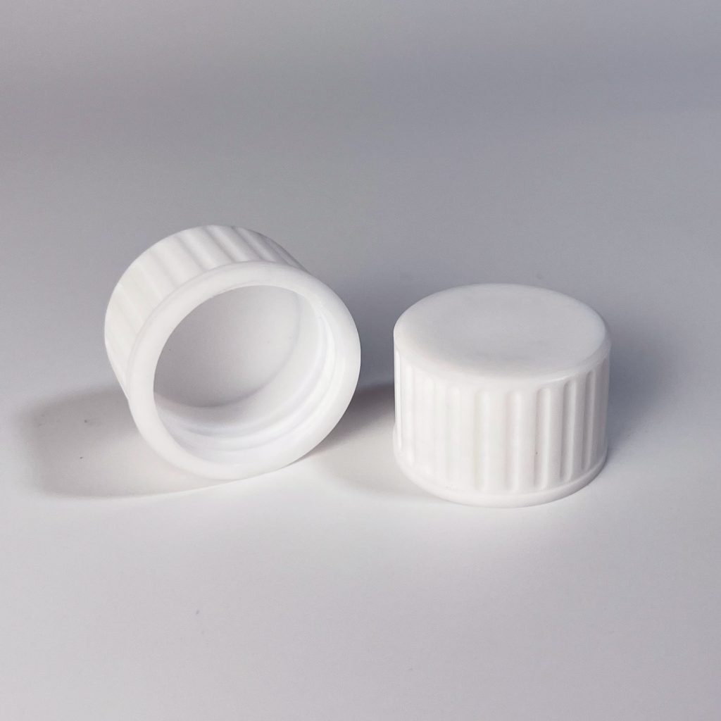 Solid PTFE Cap, SVL thread, Autoclavable to 260°C - Scientific Machine