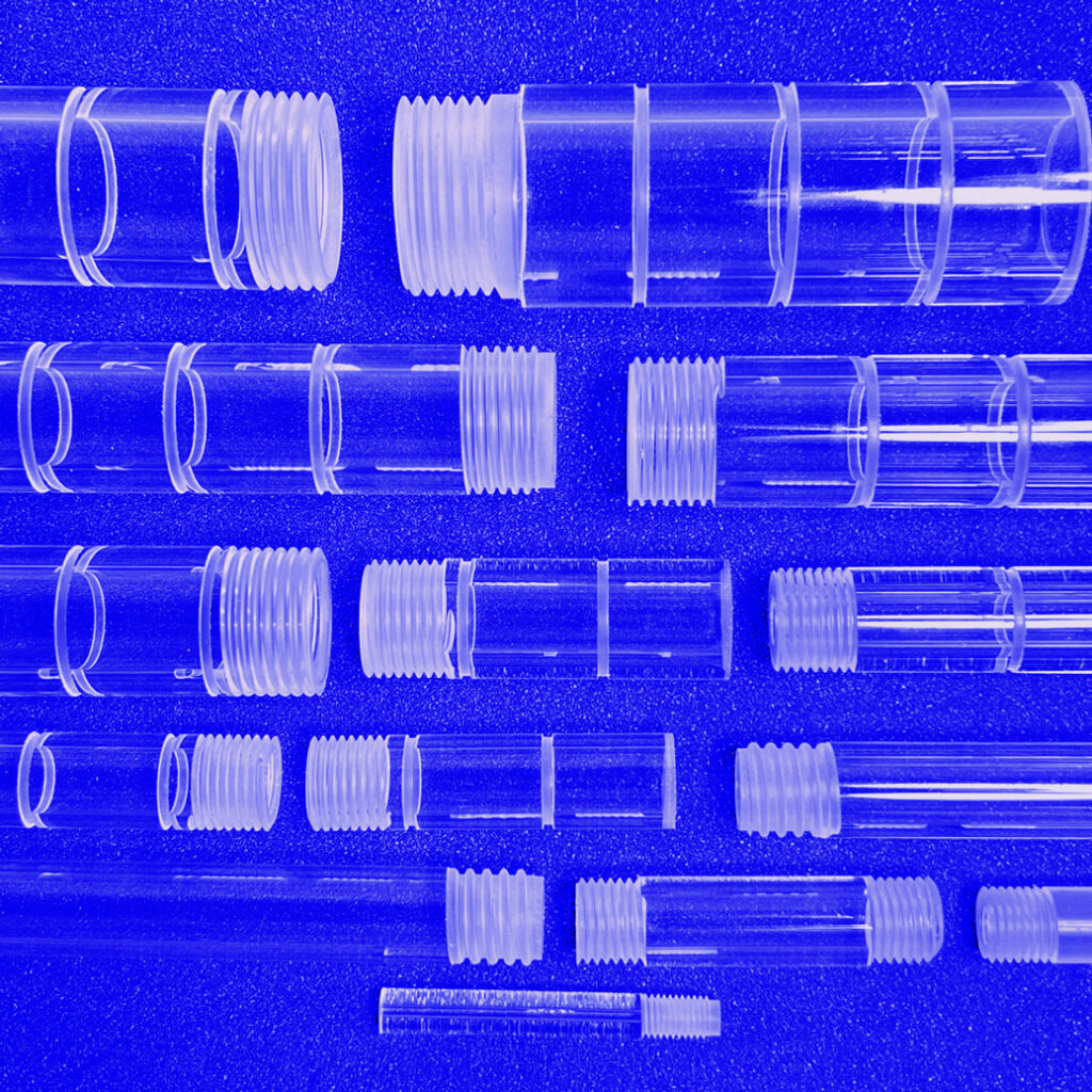 Threads on Fused Quartz Tubing - Scientific Machine
