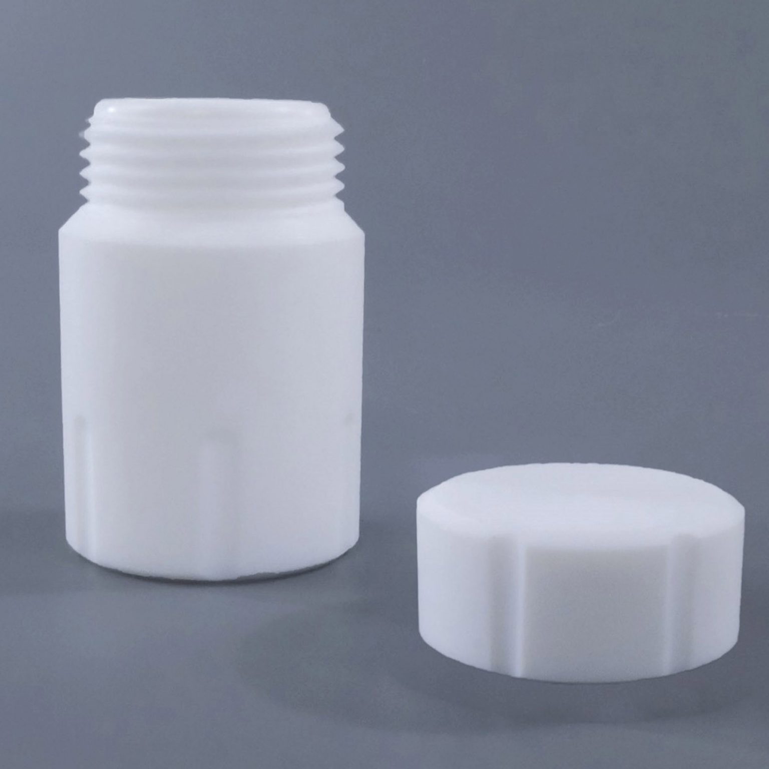 PTFE Vial with Tapered Cavity, Threaded Cap - Scientific Machine