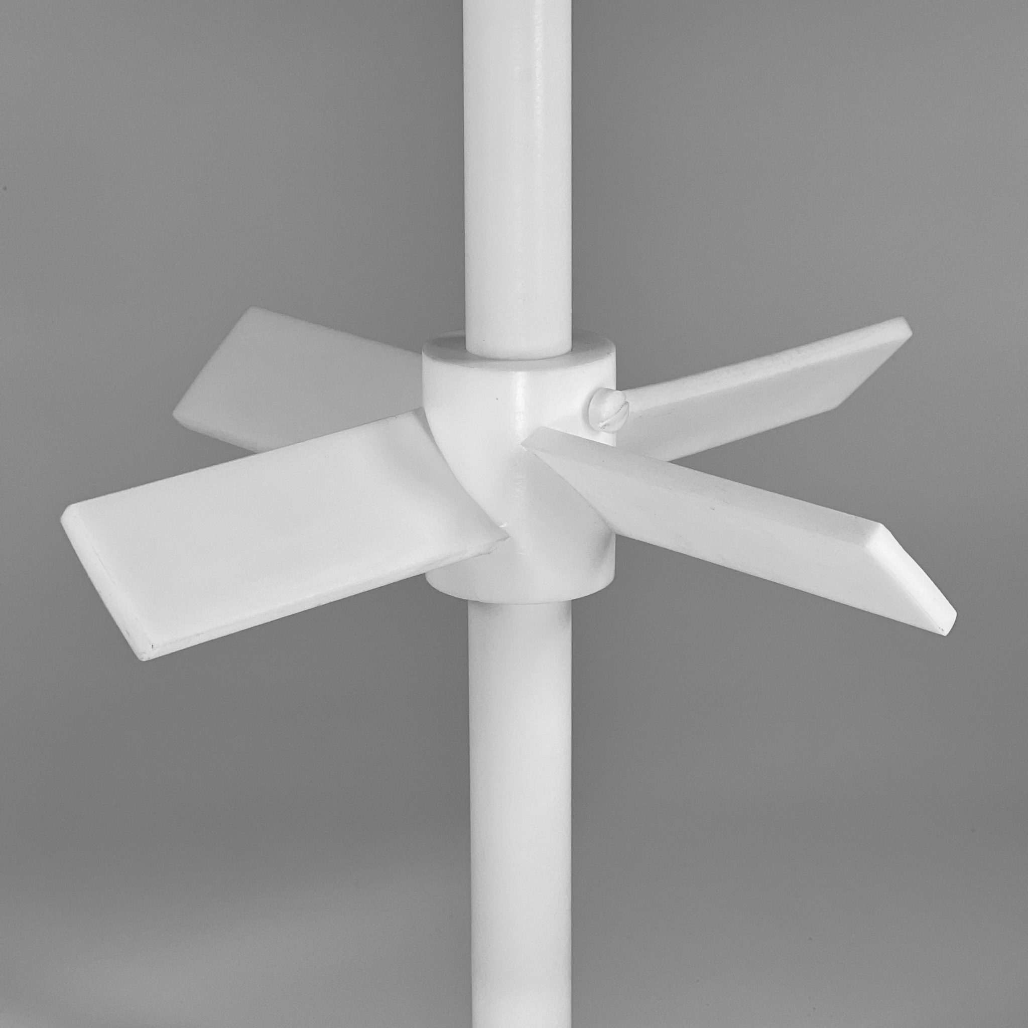 Axial Flow PTFE Agitator, Four Blade, 25.4mm & 30mm - Scientific Machine