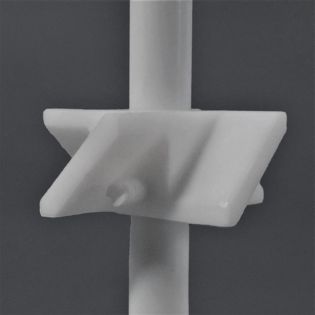 Axial Flow Mini Agitators, One Piece PTFE Construction, 45º Blades ...