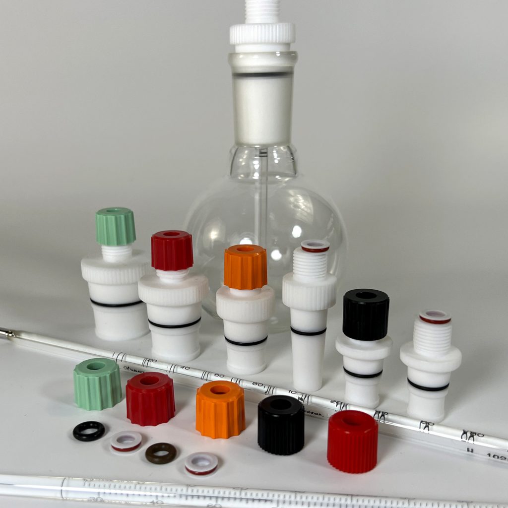 Adapter, PTFE for 1/4" Ø Thermocouple, Thermometer, Bleed Tubes ...