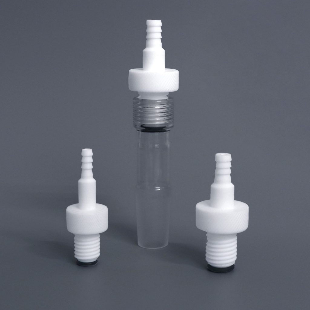 One Piece Internal Glass Thread Connector with Barbed Hose Adapter ...