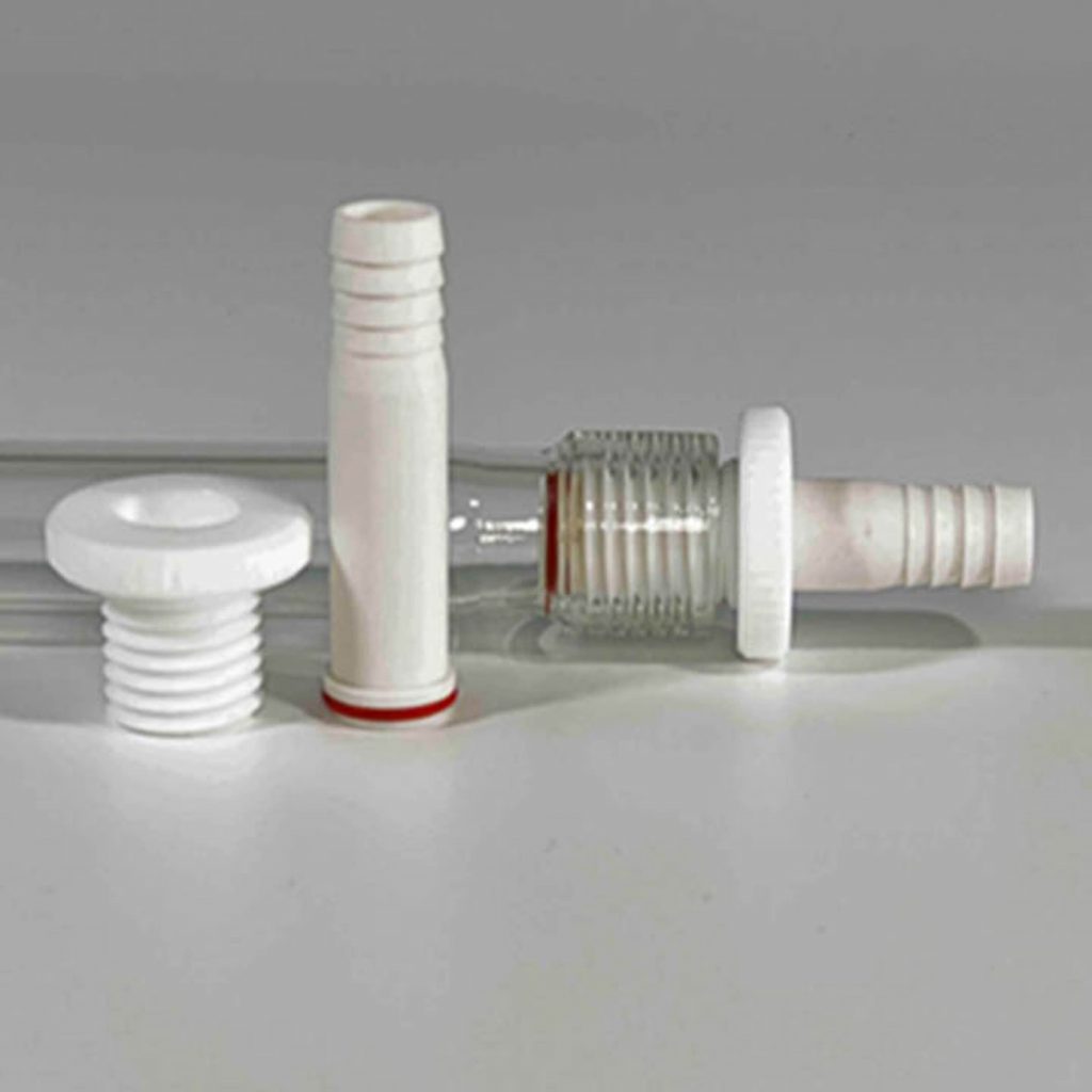 Tube Connector, Internal Thread PTFE Adapter, GF-PTFE Barbed Hose ...